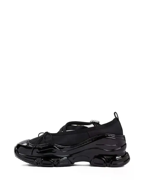 Simone Rocha Crystal-embellished Ballet Flats