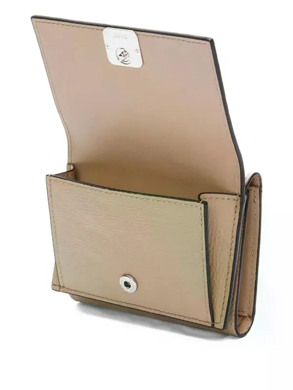 Loewe Embossed-logo Wallet - Neutrals