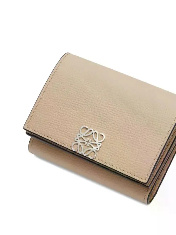 Loewe Embossed-logo Wallet - Neutrals