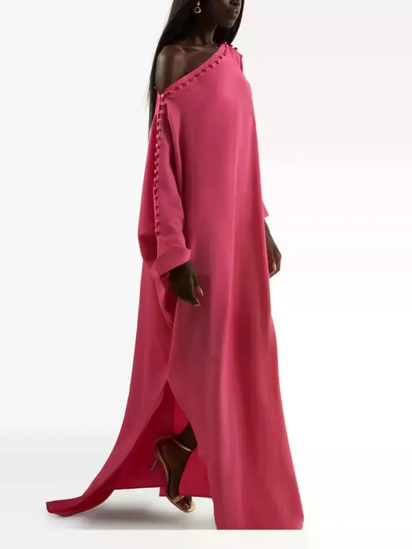 TALLER MARMO Mila Button-detailed Maxi Dress