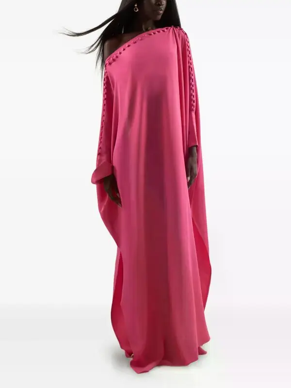 TALLER MARMO Mila Button-detailed Maxi Dress