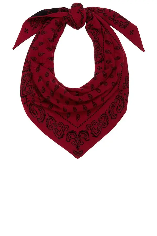 Guest In Residence The Wild Rag In Brown - Carmine & Black