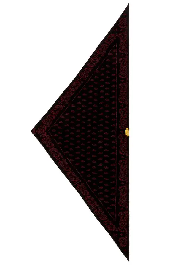 Guest In Residence The Wild Rag In Red - Carmine & Black