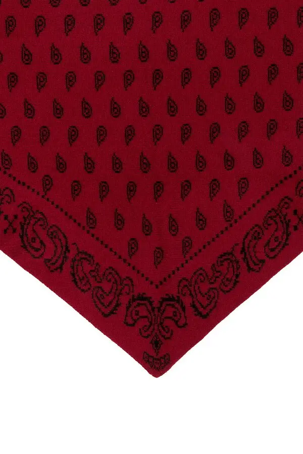 Guest In Residence The Wild Rag In Red - Carmine & Black