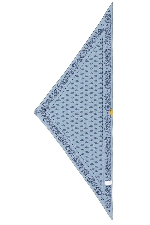 Guest In Residence The Wild Rag In Navy - Navy & Clear Sky
