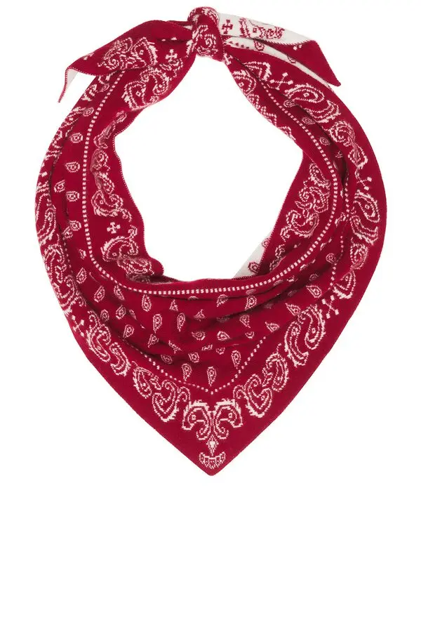 Guest In Residence The Wild Rag In Red - Ruby & Cream