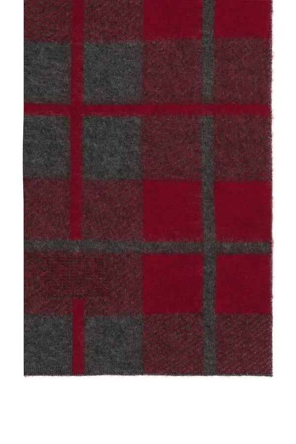 Guest In Residence The Plaid Big Scarf In Red