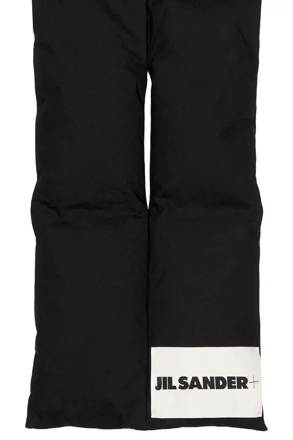 JIL SANDER 01 Down Scarf - Black
