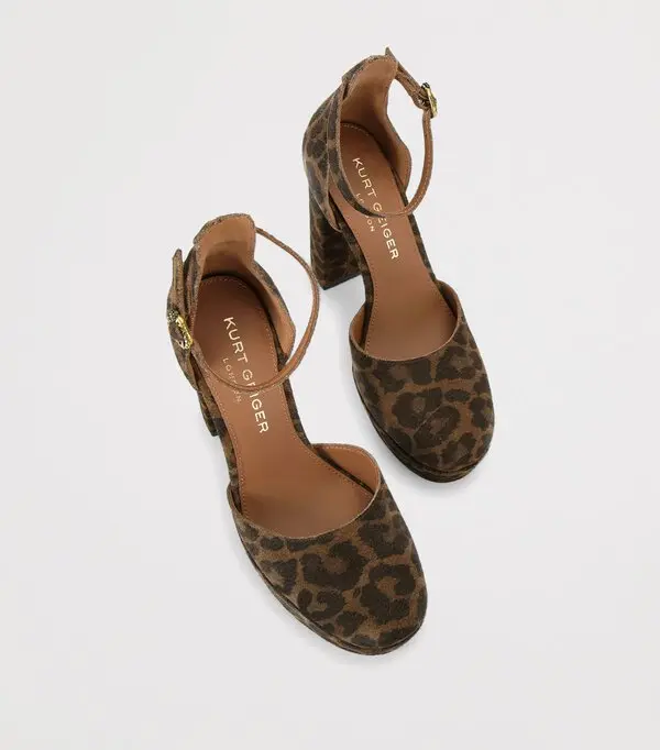 Kurt Geiger Suede Shoreditch Platform Heels