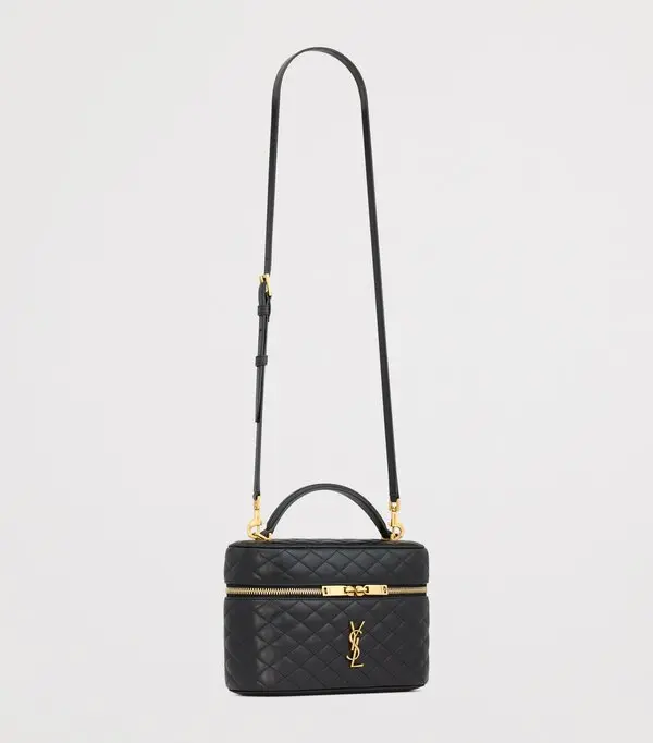 Saint Laurent Large Gabby Vanity Shoulder Bag - Black