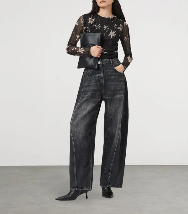 ALLSAINTS Caia Mesh Top