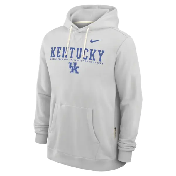Nike Kentucky Sideline Dri-fit College Pullover Hoodie - Grey