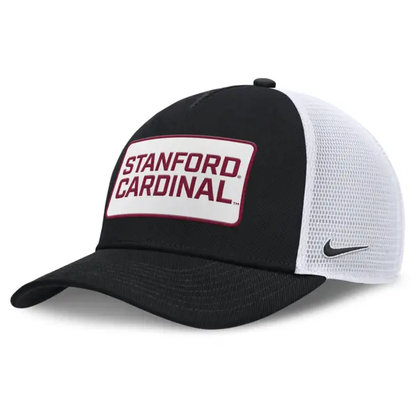 Nike Stanford On-field Rise College Trucker Adjustable Hat - Black
