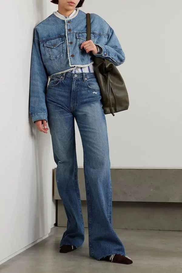Denimist Cropped Denim Jacket