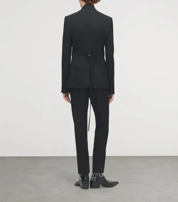 Alexander McQueen Wool Deconstructed Blazer