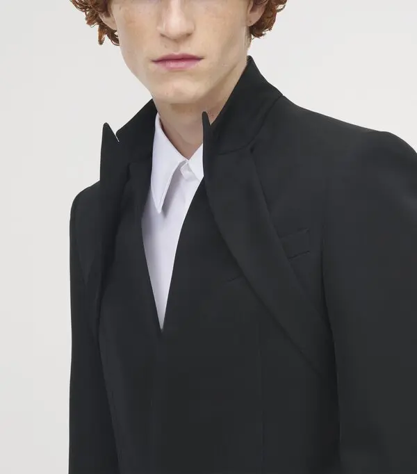 Alexander McQueen Wool Deconstructed Blazer