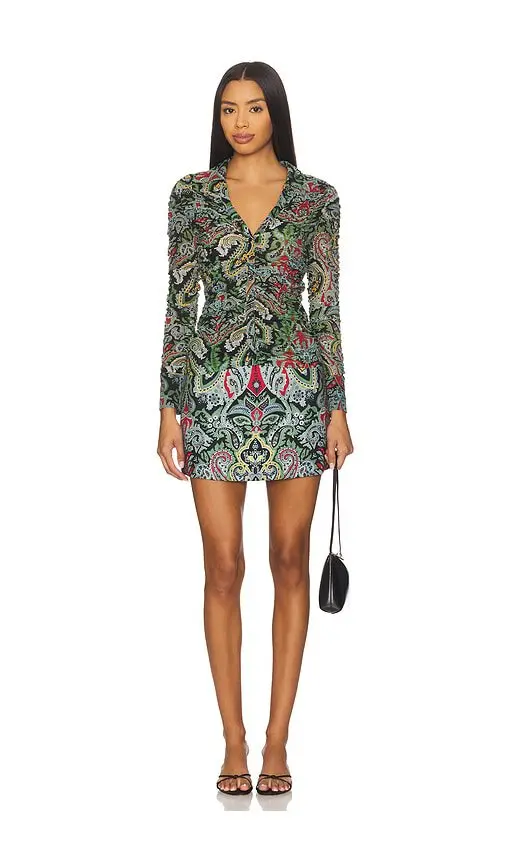 Alice + Olivia Portia Ruched Top