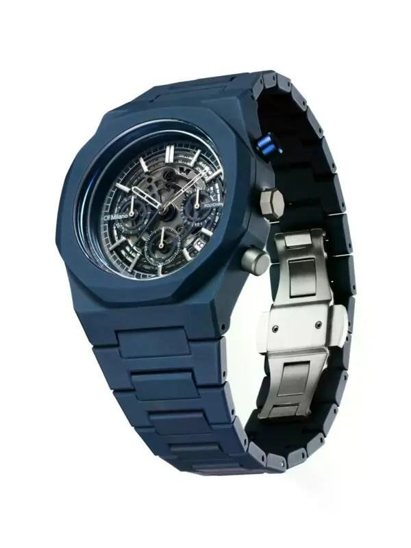 D1 MILANO Watch With Skeleton Dial - Blue