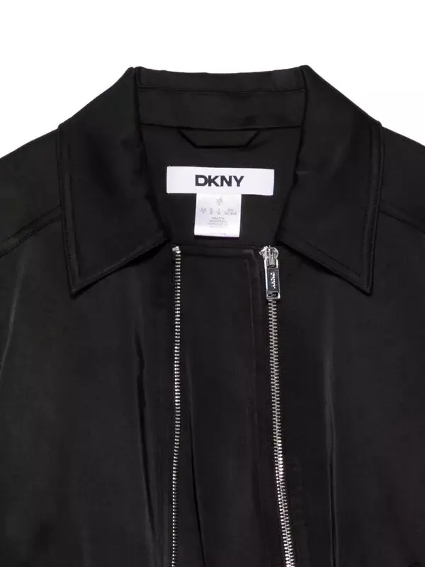 Dkny Zip-front Jacket - Black