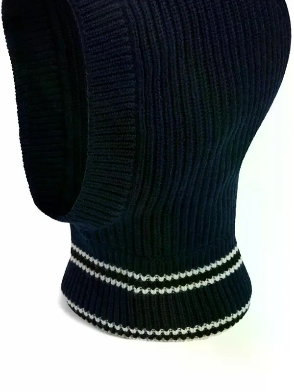 Fusalp Ribbed Wool Balaclava - Blue