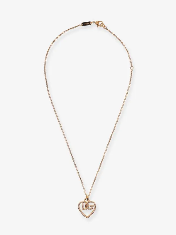 Dolce & Gabbana Rhinestone Necklace - Gold
