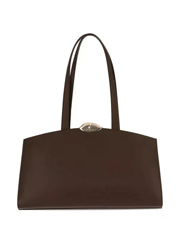 Benedetta Bruzziches Serena Clasp Shoulder Bag - Brown