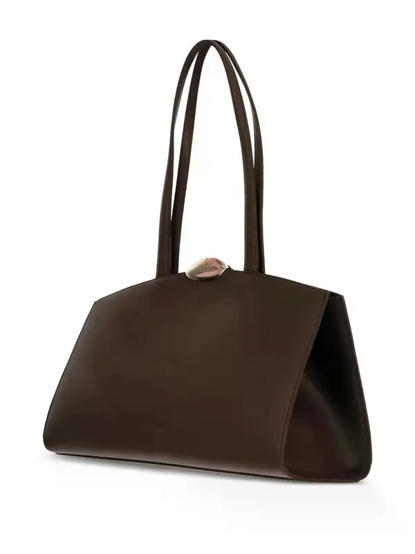 Benedetta Bruzziches Serena Clasp Shoulder Bag - Brown