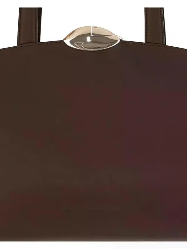 Benedetta Bruzziches Serena Clasp Shoulder Bag - Brown