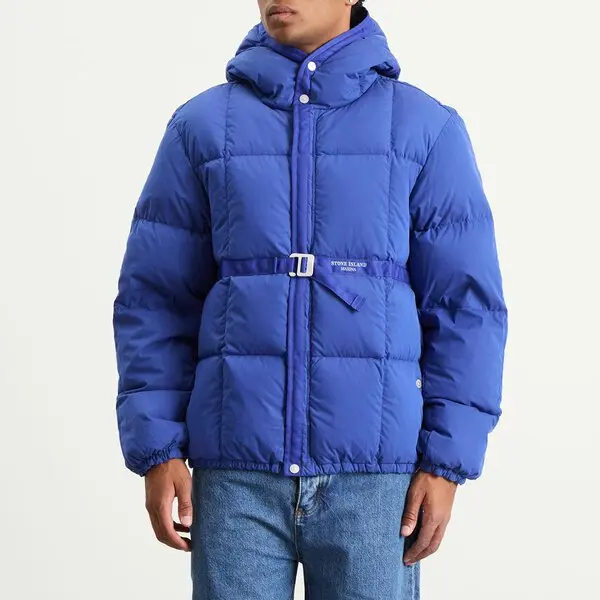 Stone Island Marina Cotton Nylon Tela Down Jacket