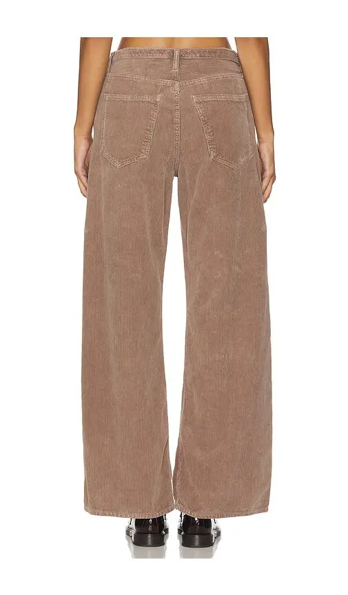 AGOLDE Keira Wide Leg Corduroy Jeans - Ceramic
