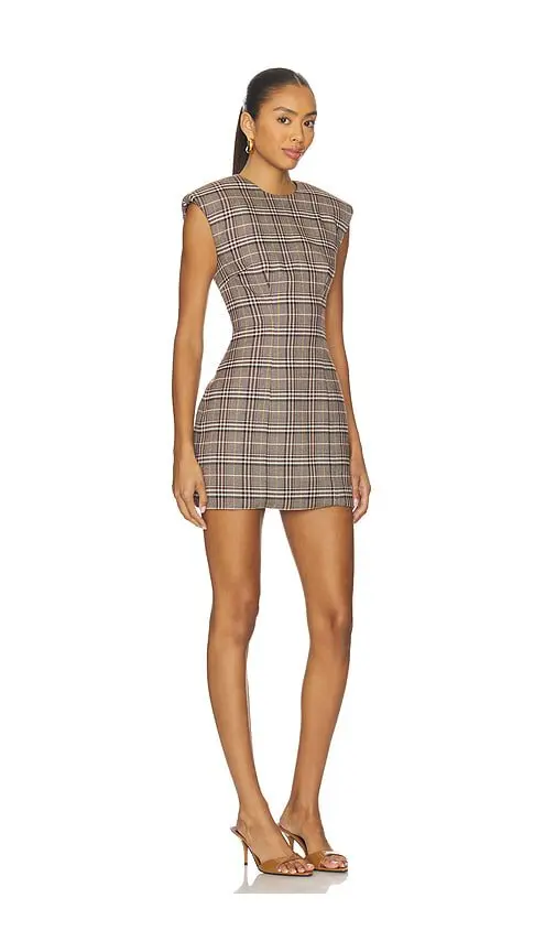 Ronny Kobo Wolverton Plaid Mini Dress