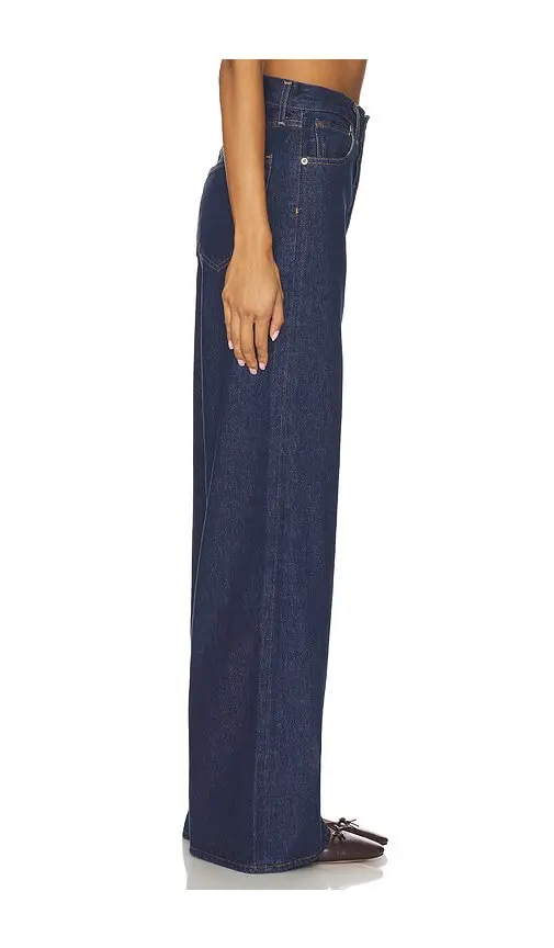 AGOLDE Dame High Rise Wide Leg Jeans - Foxley