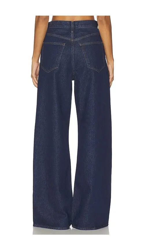 AGOLDE Dame High Rise Wide Leg Jeans - Foxley