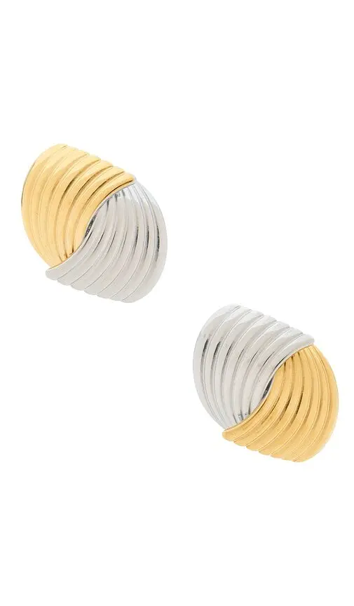 GALLEY LOS ANGELES Bruer Earrings - Gold & Silver
