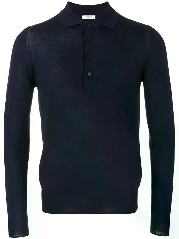 PAOLO PECORA Long Sleeved Polo Shirt