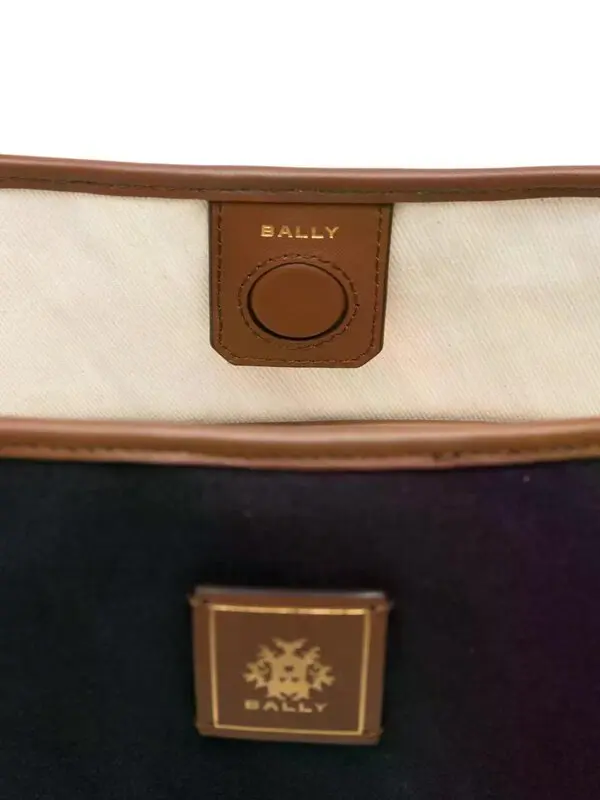 Bally Striped Panel Tote Bag - Blue