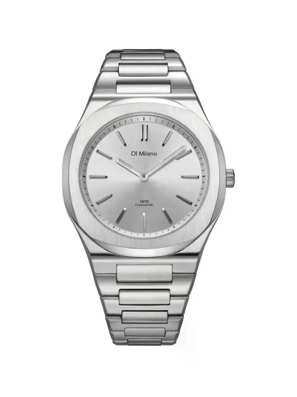 D1 MILANO Ultra Thin 1970 39mm Watch - Silver