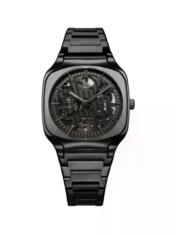 D1 MILANO Square Skeleton 37mm Watch - Black