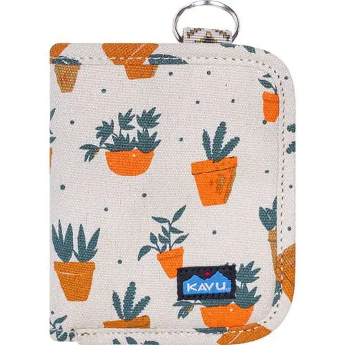 KAVU Zippy Wallet - Potted Plants