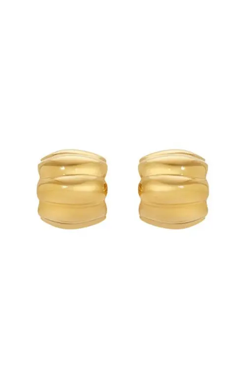 HEAVEN MAYHEM Terre Huggie Earrings - Gold