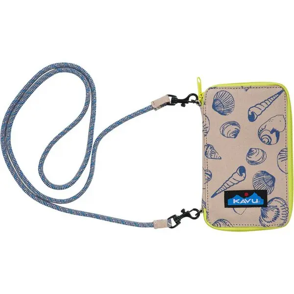 KAVU Go Time Cross Body Wallet - Shell Life