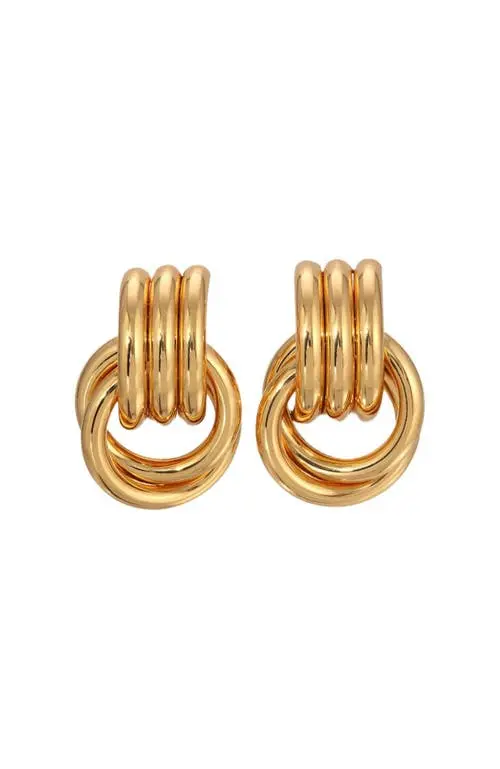 HEAVEN MAYHEM Mini Knot Earrings - Gold