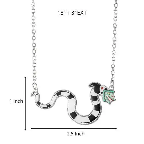 BEETLEJUICE Sandworm Pendant Necklace