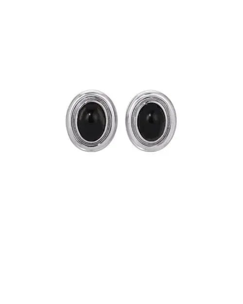 HEAVEN MAYHEM Prize Earrings - Black/silver