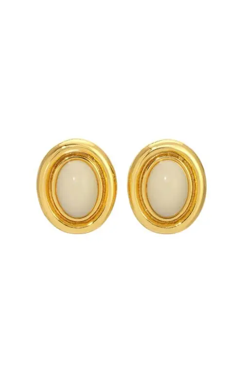 HEAVEN MAYHEM Prize Earrings - Gold/cream