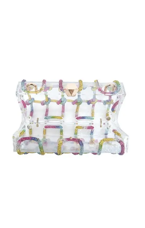 LAUREN LORRAINE Cleary Rhinestone Clutch