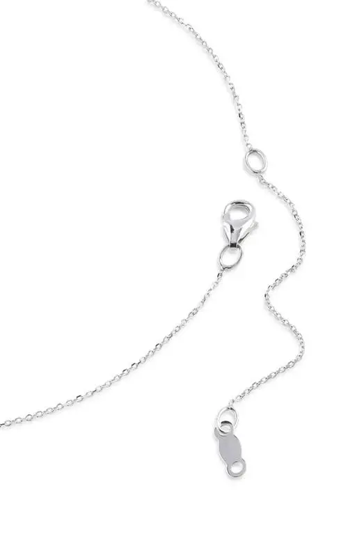 Nordstrom Tahitian Pearl 14k White Gold Necklace