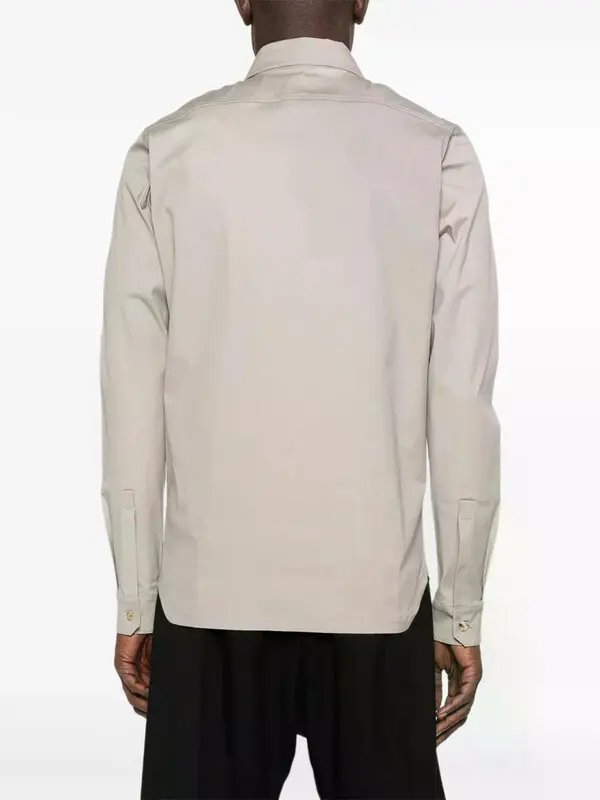 Rick Owens Long-sleeve Pocketed Shirt - Neutrals