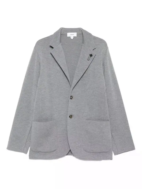 LARDINI Buttoned Patch-pockets Blazer