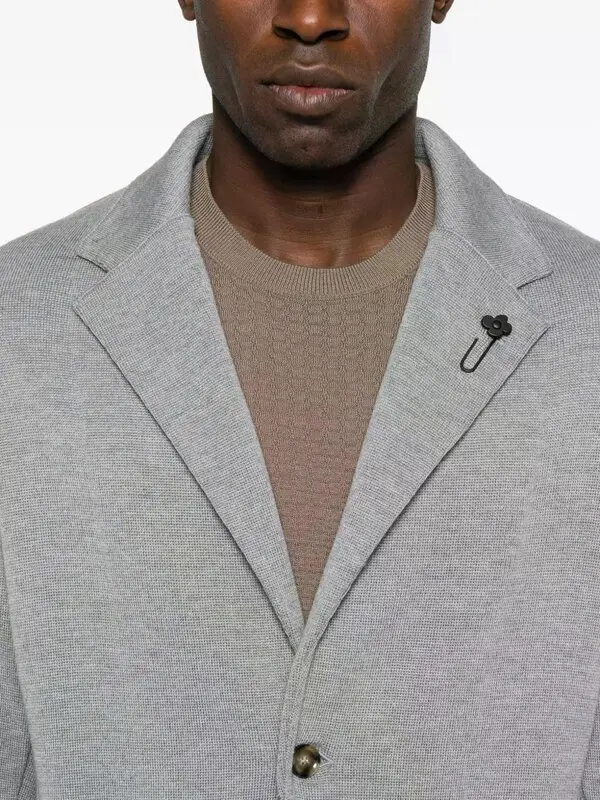 LARDINI Buttoned Patch-pockets Blazer